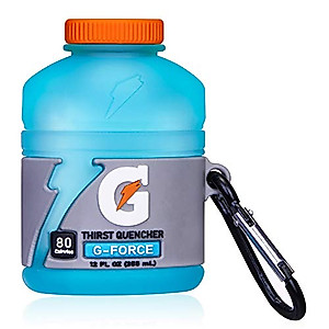 WowChic for Airpod 1/2 Case Silicone 2 Packs, Cute 3D Cartoon Kawaii Food Fun Funny Design Unique Shell Air pods Cover for Girls Kids Boys Teen Cases for AirPods 1/2 (Lemonade+Blue Drink)