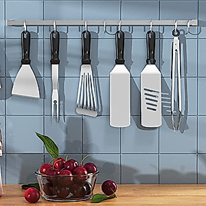 Grill Accessories Kit,Upgrade 42pcs Flat Top Griddle Accessories Set for Blackstone and Camp Chef,Spatula,Scraper,Griddle Cleaning Kit Carry Bag for Hibachi Grill, Men Outdoor BBQ with Meat Injector