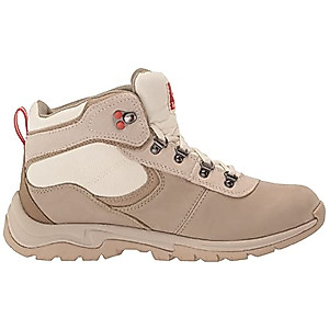 Timberland Women's Mt. Maddsen Mid Leather Waterproof Hiker Hiking Boot, Light Brown Nubuck, 7.5