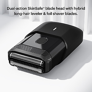 MANSCAPED® The Handyman™ Travel Duo includes The Weed Whacker™ 2.0 Nose & Ear Hair Trimmer and Portable Men’s Compact Facial Hair Shaver with Long-Hair Leveler & Foil Blades