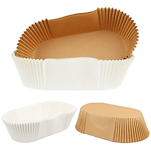 PIAOPIAONIU 100 PCS Loaf Bread Liners for Baking Disposable Loaf Liners 7.4 x 3.54 x 2.56 inch Rectangle Paper Liners Non Stick Parchment Paper Liners for Baking Breads,Kitchen Tools