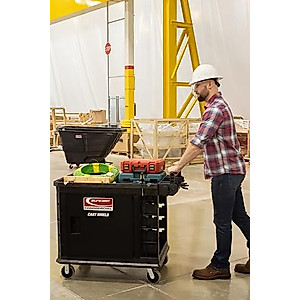 Suncast Commercial PUCSD2645 Utility Cart, Heavy Duty, 500 Pounds Load Capacity, black