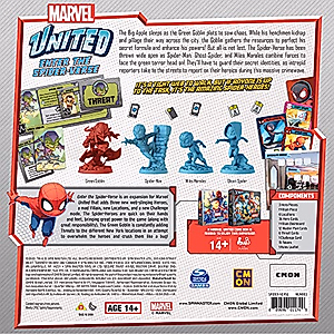 CMON Marvel United Enter The Spider-Verse Expansion | Tabletop Miniatures Game | Strategy Game | Cooperative Game for Adults and Kids | Ages 14+ | 1-4 Players | Avg. Playtime 40 Minutes | Made by CMON