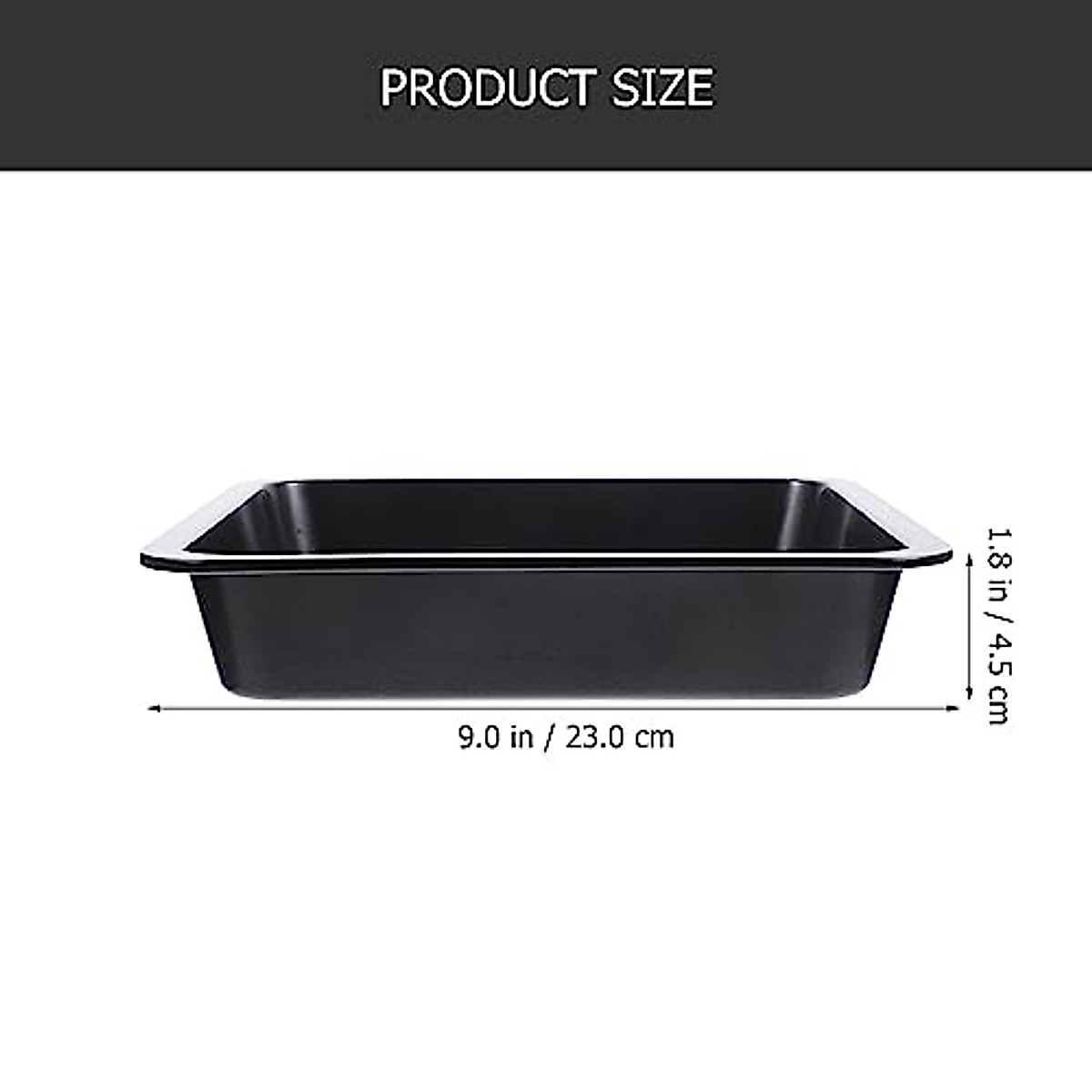 Kichvoe Baking Sheet Pans Deep Size Baking Pan Nonstick Cookie Sheet Brownie Cake Pan Bread Pan Toaster Oven Tray Bakeware Replacement for Cake Dessert Biscuit Home Cooking
