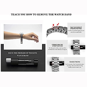 BOSCK Analog Mens Watch,40mm Easy Read Auto Date and Day Stainless Steel Business Watch for Men,30M Waterproof Sports Mens Wrist Watches