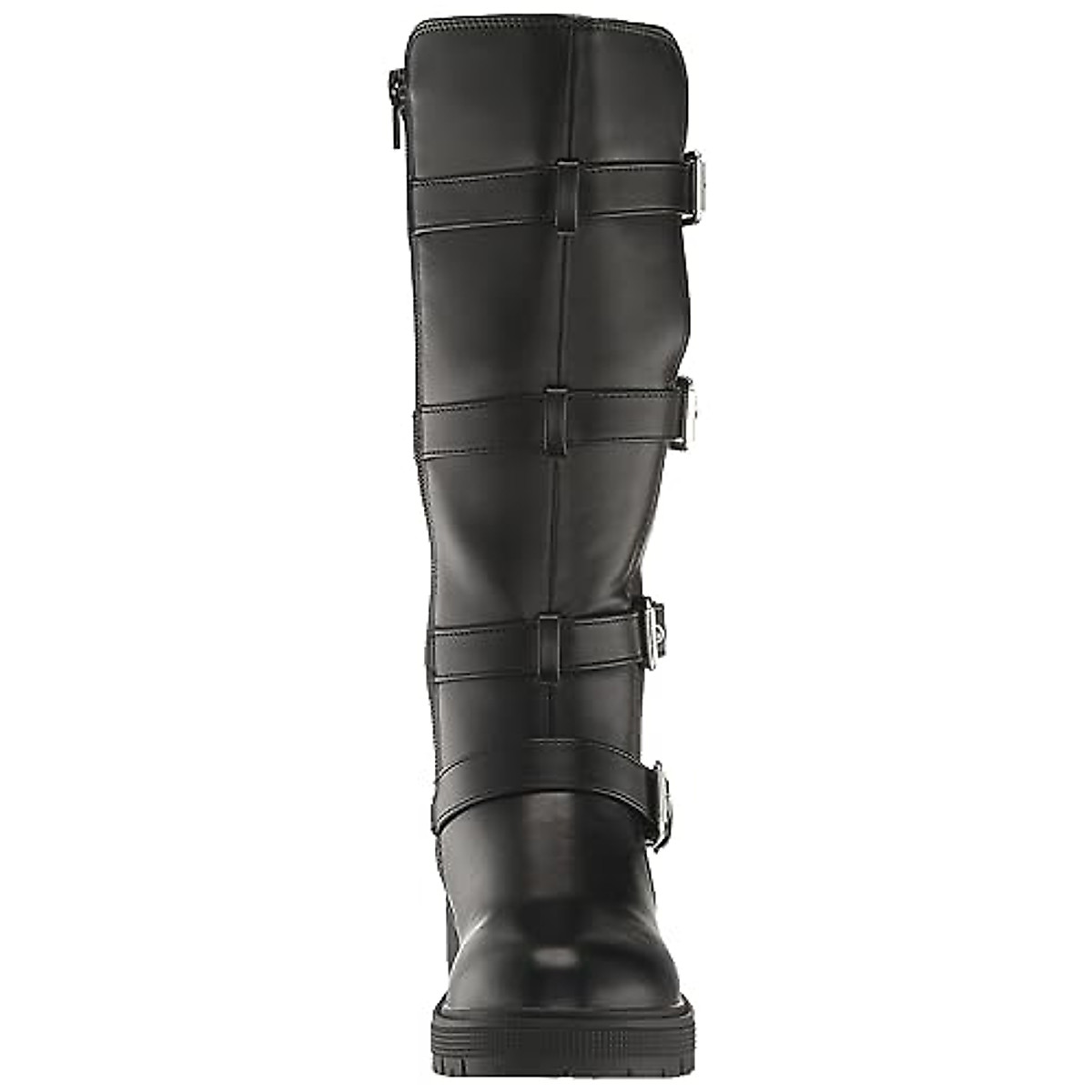 Steve Madden Girls Shoes Girls Brookee Motorcycle Boot, Black, 2 Little Kid