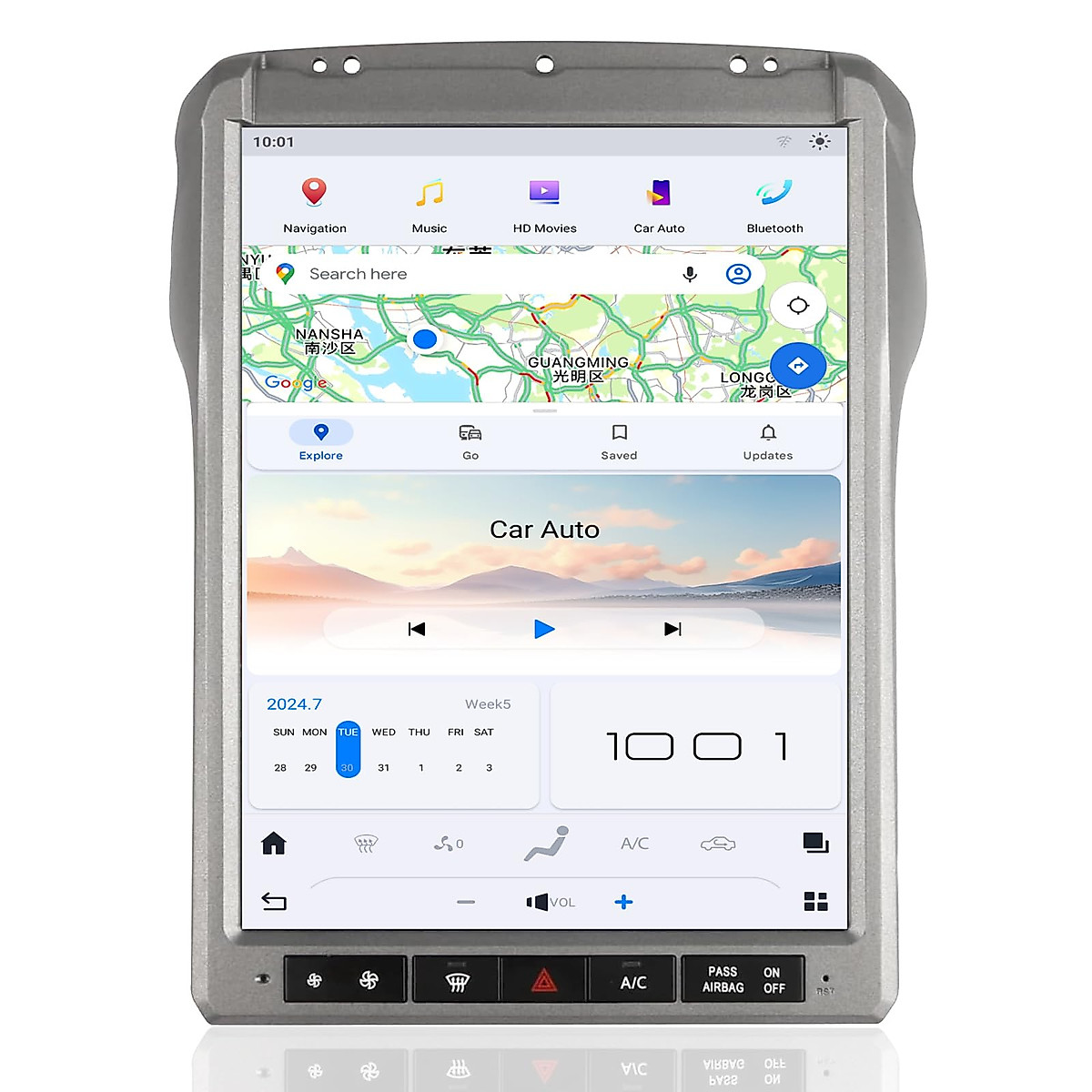 Qualcomm Car Radio for Ford F250 F350 F450 2013 2014 2015 2016 SYNC2 Stereo Android 13 Replacement Carplay Android Auto Upgrade 12.1 Inch 2K IPS Touch Screen Tesla Style Navigation Multimedia Play