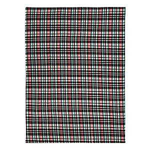 Vera Bradley Women's Packable Fleece Blanket, Ribbons Plaid, One Size