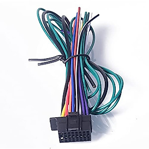 Yuacdky Radio Stereo Wiring Harness for Sony DVD Nav XAV-68BT, XAV-65BT, XAV-AX100