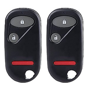 ECCPP NHVWB1U523 key fob Replacement for Keyless Entry Remote Key Fob for Honda Civic/for H onda Pilot NHVWB1U523 NHVWB1U5212003 for h onda civic key fob (Pack of 2)