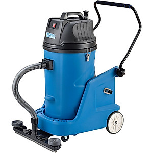 Global Industrial Wet Dry Squeegee Vacuum, 18 Gallon Blue