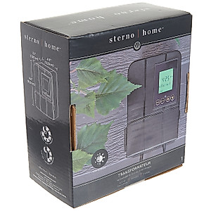 sterno home GL33120 12V 120W Low Voltage Landscape Lighting Transformer with Dusk-to-Dawn Timer, Grey