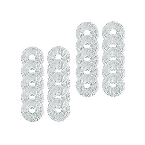 LCHONGMING Compatible for Dreame Bot L10S， Ultra Robot Vacuum Cleaner Replacement Accesso Ries,Mop Pad，Mop Cloths Accessories 20PCS，Vacuum Cleaner Accessories,Vacuum Cleaner Mop Mat.Mop Pad