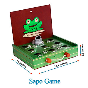 RANA Colombiana EDICIÓN DE LUJO Sapo Game juego de mesa Colombiano Regalos productos Colombianos artesanias de Colombia Family Games Gifts