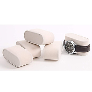 M.M.A 10 Grids Crocodile Skin Texture Watch Case Jujube Red Wrist Watch Display Box Pu Leather Jewelry Organizer Box with Glass Lid and Sponge Pillows