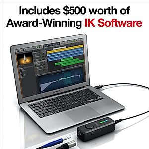 IK Multimedia iRig Pro I/O audio interface for iPhone, iPad, Mac, iOS and PC with USB-C, Lightning and USB cables, 24-bit, 96 kHz recording and guitar, bass and XLR mic inputs