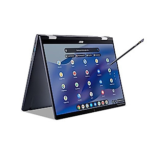 acer Chromebook Spin 714 CP714-1WN-53M9 Laptop Intel Evo Intel Core i5-1235U 14" 1920x1200 IPS Touch Display 8GB LPDDR4X 256GB SSD Wi-Fi 6E FHD MIPI Webcam Backlit Keyboard Chrome OS