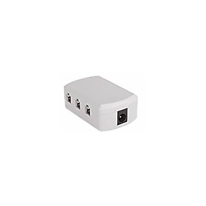 Xking 2510 6 Ports Male Plug LED Cabinet Light Hub Splitter Adapter Junction Box 2.54 Spacing