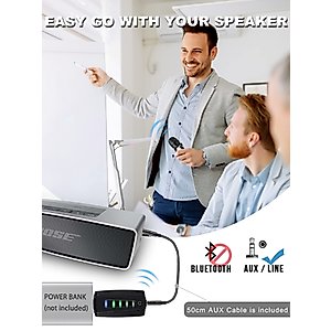 Alvoxcon USB Wireless Microphone, UHF Condenser mic for Android, PC Computer, Laptop, PA, Podcasting, Vlogging, YouTube, Vocal Recording, Gaming, Singing Practice (System with USB Receiver)