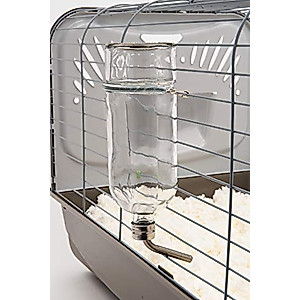 Lixit Chew Proof Flat Sided Water Bottles for Rabbits, Ferrets, Rats, Birds, Hamsters, Guinea Pigs, Chinchillas Gerbils and Other Small Animals. (26 Ounce (Pack of 1), Clear)