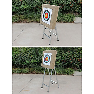 Foldable Target Stand Stainless Steel Outdoor Archery Stand Archery Target Professional Archery Target Shelf Archery Targets Stand Target Archery for Outdoor Shooting Practice