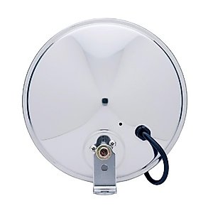 Fit System CL085OSH 8-1/2" Stainless Steel Round Convex Mirror