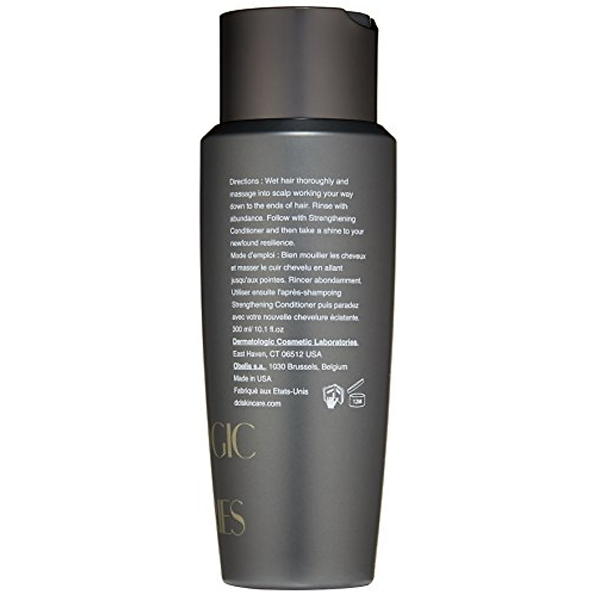 DCL Skincare Strengthening Shampoo Moisturizes and Softens dry, damaged or brittle hair with Vitamin B and Ceramides for a healthy scalp, 10.1 Fl Oz