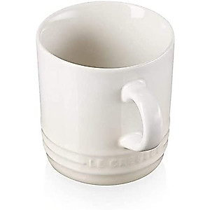 Le Creuset Stoneware Espresso Mug, 3 oz., Meringue (Pack of 2)