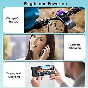 Mini Portable Charger for iPhone 15, Upgraded 5200mAh USB C Power Bank, LCD Display Battery Pack Android Charger Compatible with iPhone 15/15 Plus/15 Pro/15 Pro Max,Samsung S23/S22, Android Phones