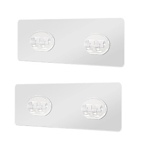 IPERLIFE Shower Adhesive Strips - Adhesive Hook Sticker for Shower Caddies - 2 Pack