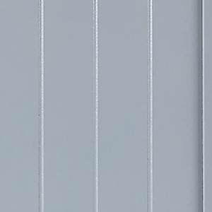 Redmon 18'' x 11.25'' x 23.25'' Contemporary Country Wainscot Style Wooden Clothes Hamper for Bedroom, Bathroom, and Laundry Room, Grey