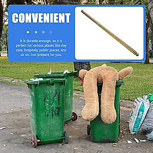 Yardwe 1pc Trash Can Spare Parts Outdoor Trashcan Trash Can Outdoor Outside Trash Can Outdoor Trash Can Trash Can Wheels Vessel Tools Garbage Can Trash Can Wheel Shaft Knives Lathe Steel