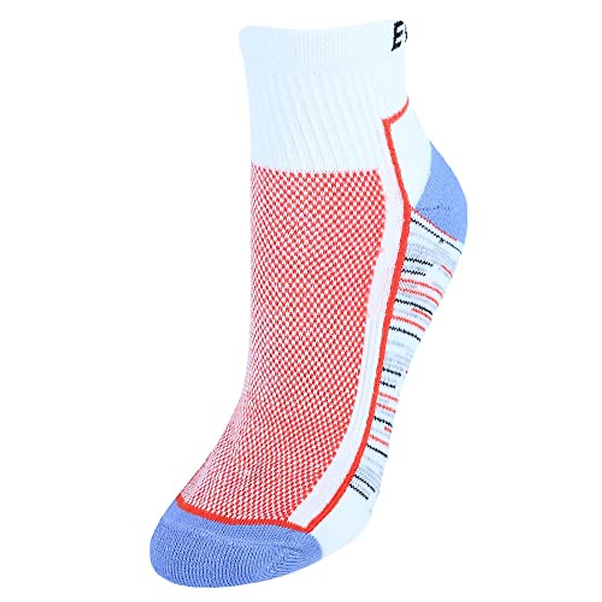 Everlast Women's Performance Quarter Socks (3 Pairs), Light Blue