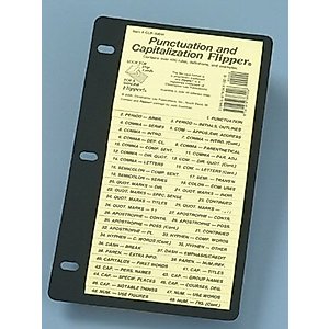 Punctuation and Capitalization Flipper/Clp390W (Basic Facts Handy Reference Flipper)
