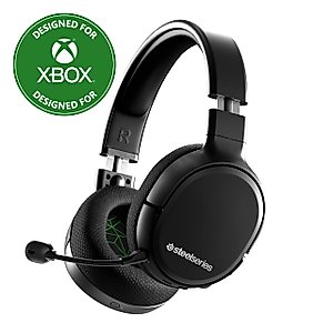SteelSeries Arctis 1 Wireless Gaming Headset for Xbox – USB-C Wireless – Detachable ClearCast Microphone – for Xbox One and Series X, PS4/PS5, PC, Nintendo Switch and Lite, Android