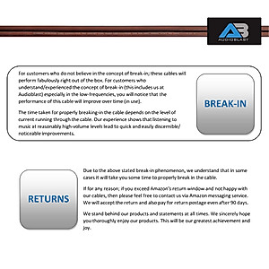 Audioblast HQ-SPK-AP2HD-12AWG - 10 Foot – 2 Core (99.99% OFC) Ultra-Flexible Audiophile Speaker Cable Pair w/Eminence Gold Plated Banana Plugs - 12 Gauge