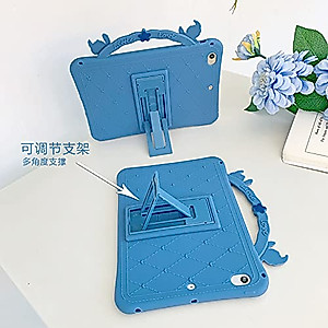 Case for iPad 8th / 7th Generation (2020/2019), iPad 10.2 Case for Kids，Stitch Cute Cartoon Case with Fold Stand Ultra Soft Slim Silica Shockproof Cover for Girls Boys