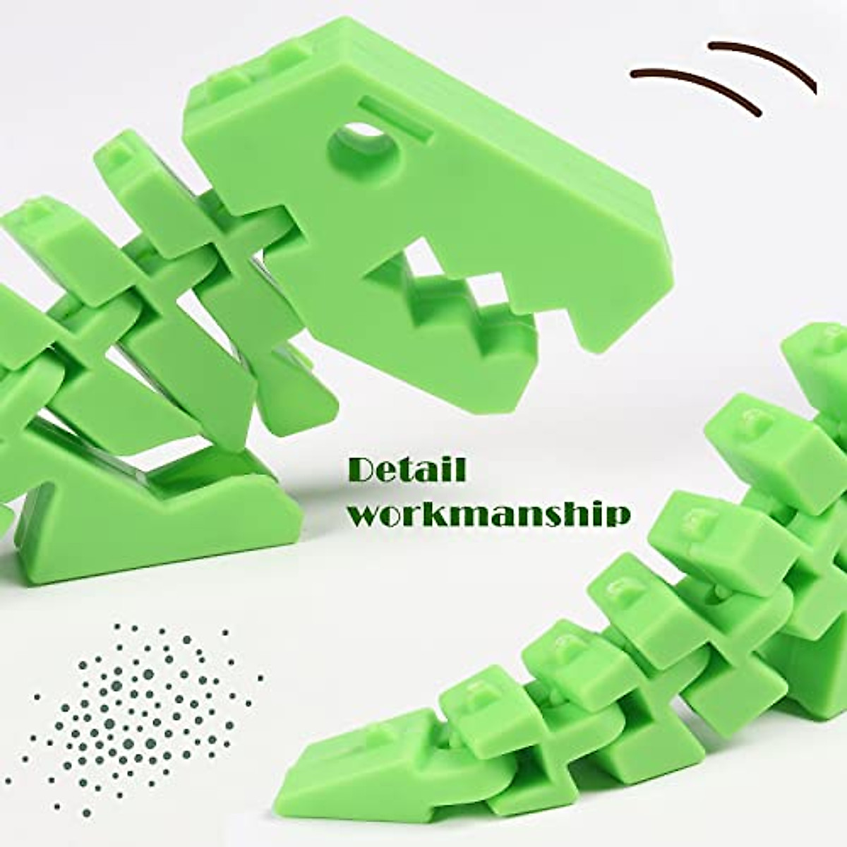 2PCS Fidget T-Rex Toy Blue & Green, ADHD Autism Sensory Toy, Best Boy Girl Tween Teen Christmas Stocking Stuffers Idea, Dinosaur TREX Birthday Gift Present, Party Favour Game Prizes for Toddlers Kids