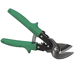 Malco M2007 MAX2000 Bulldog 1-1/4-inch Cut Capacity 10-3/4-inch Right Cut Offset Aviation Snip (1 per Pack)