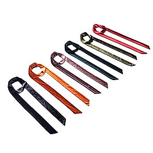 CHICOMP Women's Vintage Velvet Skinny / Choker Tie Silk Ribbon Sash Scarf, Black, 80 Inch