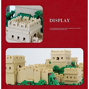 NBK The Great Wall of China Building Blocks, Chinese Ancient Architecture 4114 Pcs Micro Blocks Building Sets Toys Collection Gift for Kids Adults
