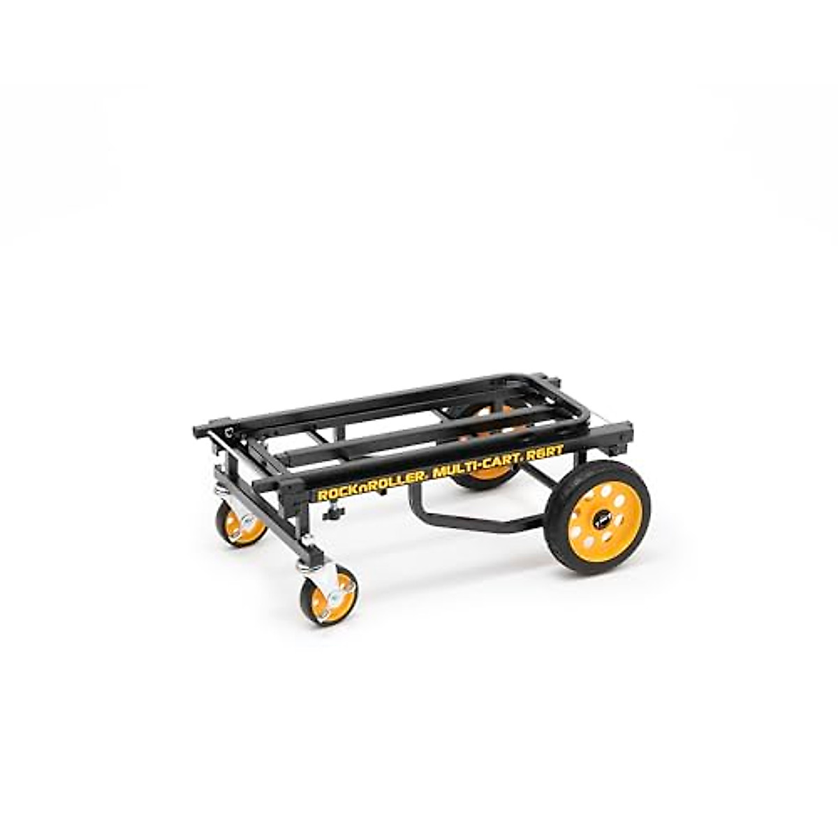Rock-N-Roller R6RT (Mini) 8-in-1 Folding Multi-Cart/Hand Truck/Dolly/Platform Cart/29" to 42.5" Telescoping Frame/500 lbs. Load Capacity, Black