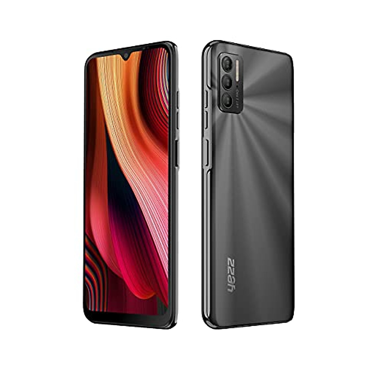 Yezz Art 2 Pro | 2021 | Long Lasting Battery | 3/64GB | 16MP Triple Camera | Unlocked smarpthone | 1 Year Warranty in The U.S. | Graphite Black