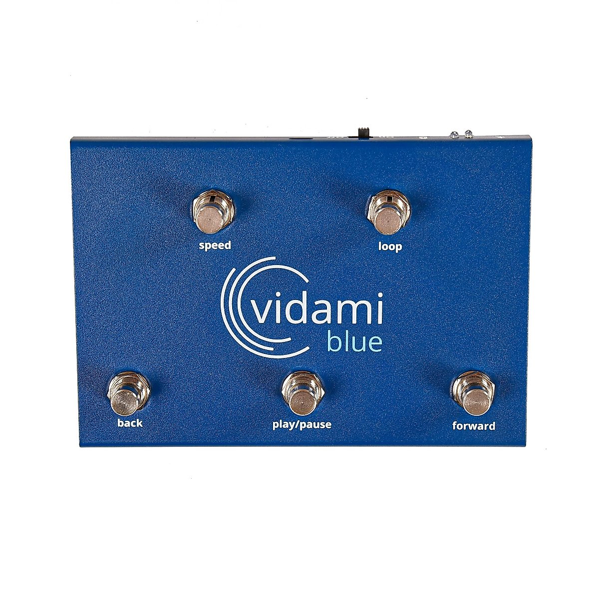 Vidami Blue Hands Free YouTube Video Looper with Foot Pedal Controller, Page Turner, and DAW Controller for PC, Mac & iPad/iPhone - Helps Musicians Learn, Perform, and Create Music - USA Made