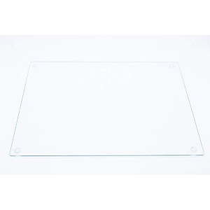 Tempered Glass Cutting Board, Extremely Durable, Long-Standing, Clear Glass, Scratch Resistant, Heat Resistant, Shatterproof, Extra Large 12X16