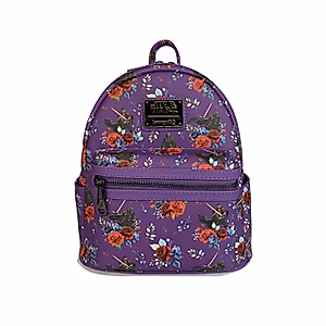 Loungefly Star Wars Floral Kylo Ren AOP Mini Backpack - Blue Culture Tees Exclusive