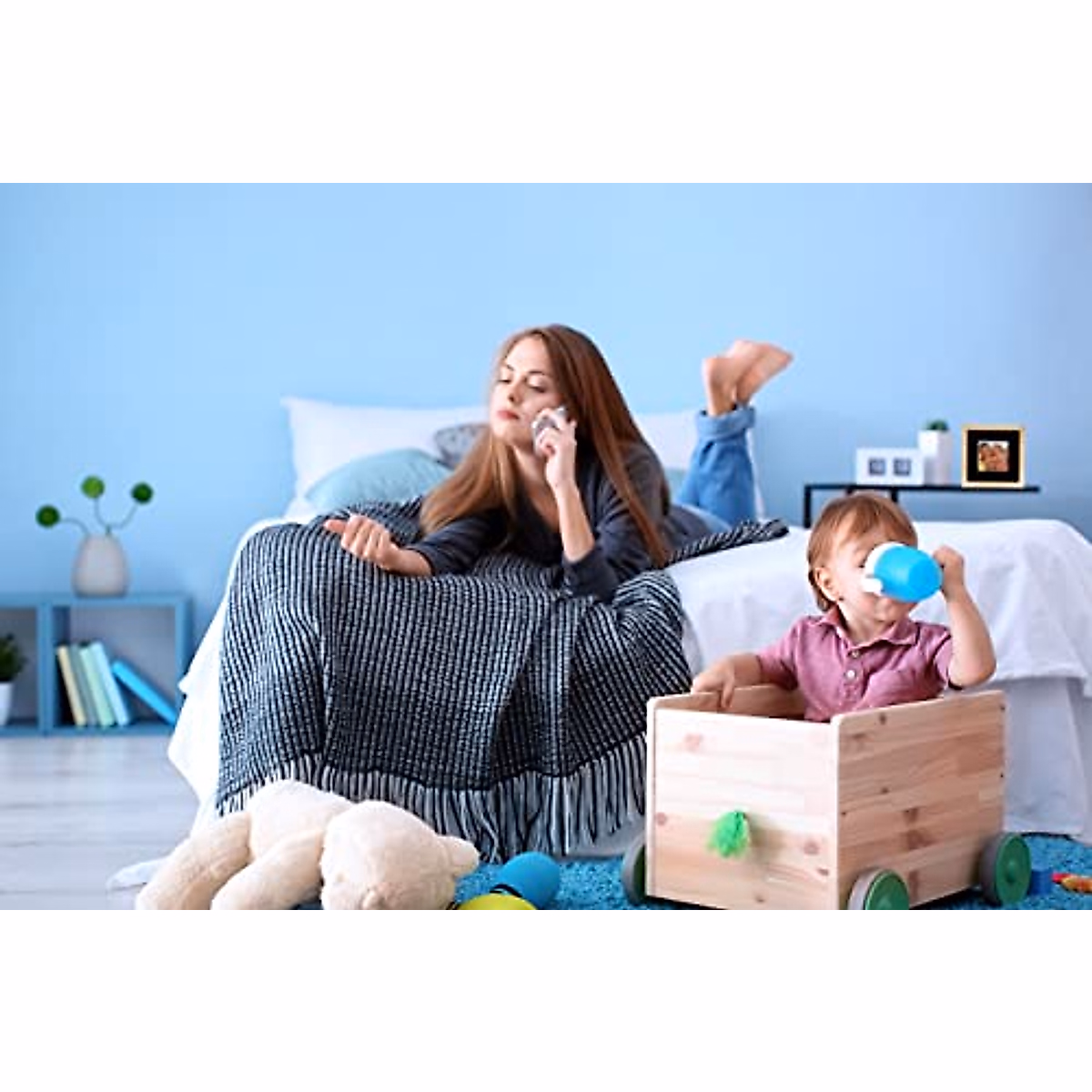 Conceal-a-Cam Home Security Camera Enclosure - Finished Woodgrain