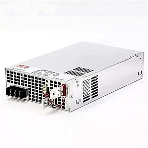 TorqCali RSP-3000-12 3000W Single Output Power Supply 12V 200A Constant Current with PFC, 180-264VAC Input, for Industrial Equipment and Automation Systems
