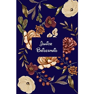 junior bridesmaid notes: Junior Bridesmaid Notes Wedding blank lined notebook for girls