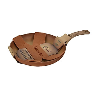Neware TerraCotta Coated Frying Pan 28cm (11 inch) 100 PFOA Free Non-Stick SARTEN